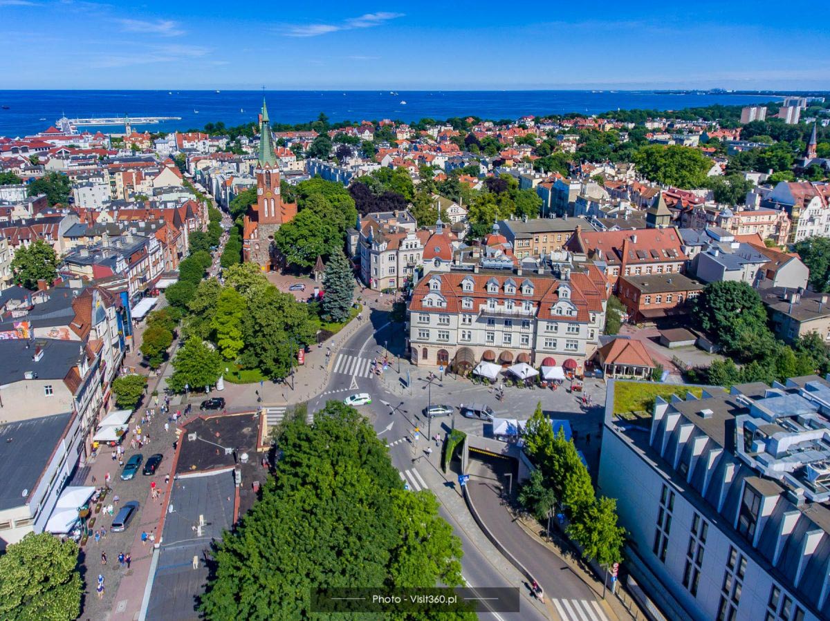 Sopot – Centrum, Stadion Leśny, Aquapark – zdjęcia z drona 2019-06-23 ...