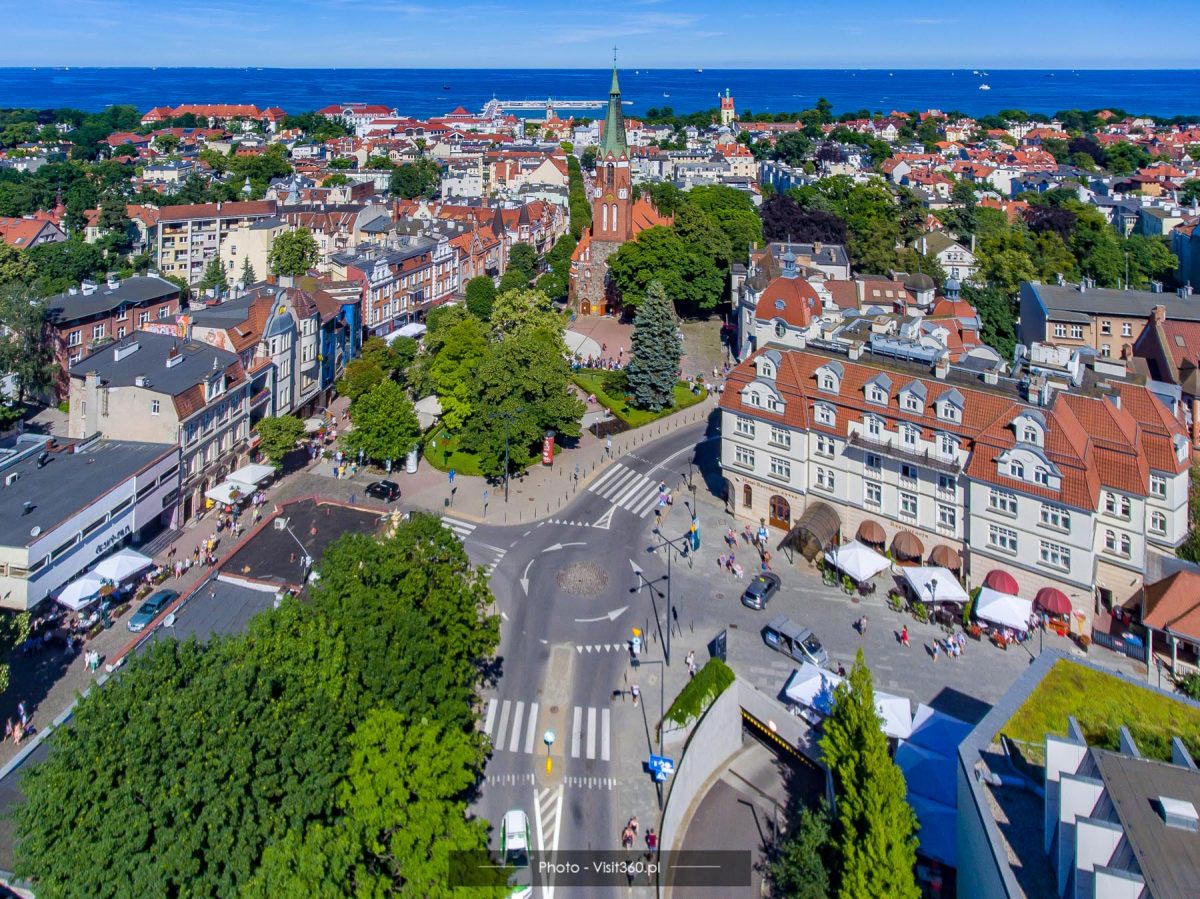 Sopot – Centrum, Stadion Leśny, Aquapark – zdjęcia z drona 2019-06-23 ...