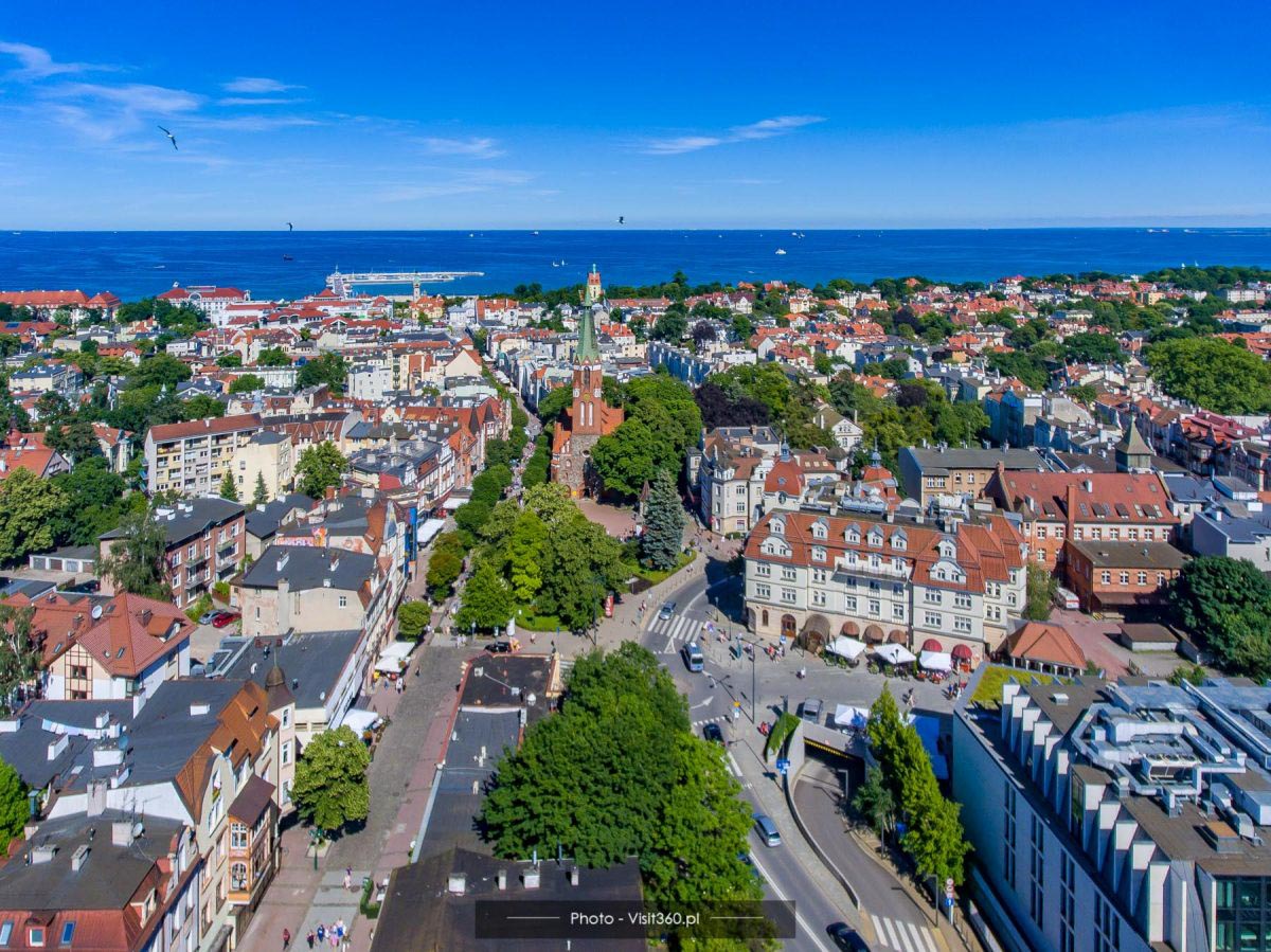 Sopot – Centrum, Stadion Leśny, Aquapark – zdjęcia z drona 2019-06-23 ...